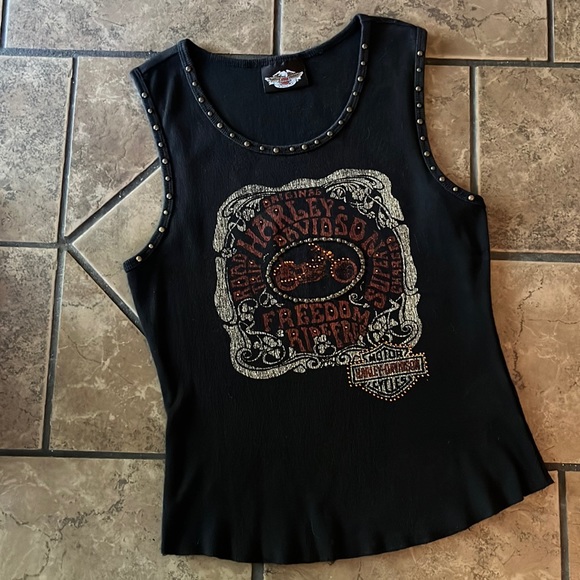 Harley-Davidson | Tops | Vintage Harley Davidson Tank Top | Poshmark